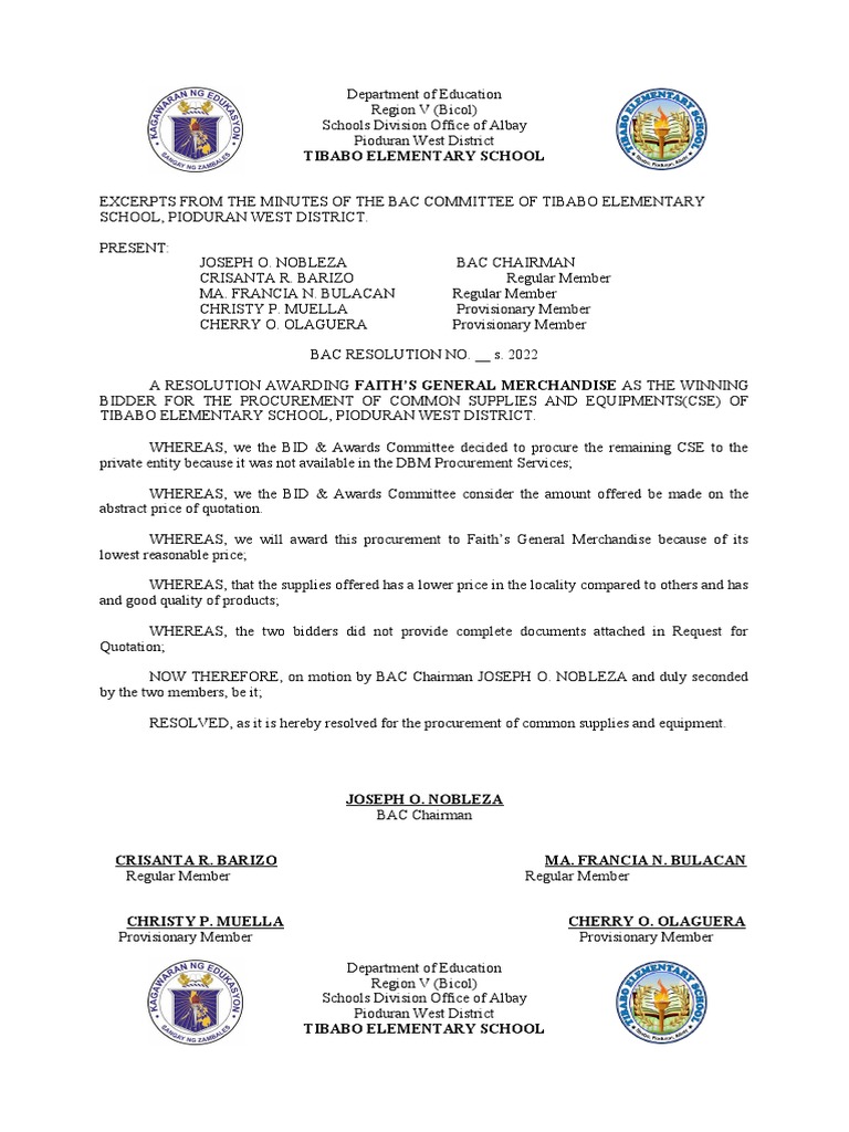 Bac Resolution | PDF | Market (Economics) | Business