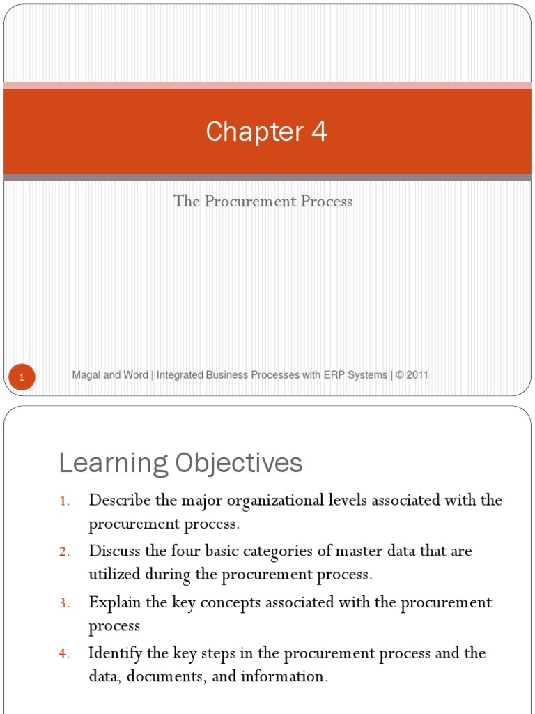 The Procurement Process | PDF | Enterprise Resource Planning | Business ...