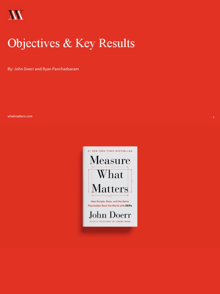 John Doerr's OKR Presentation | PDF