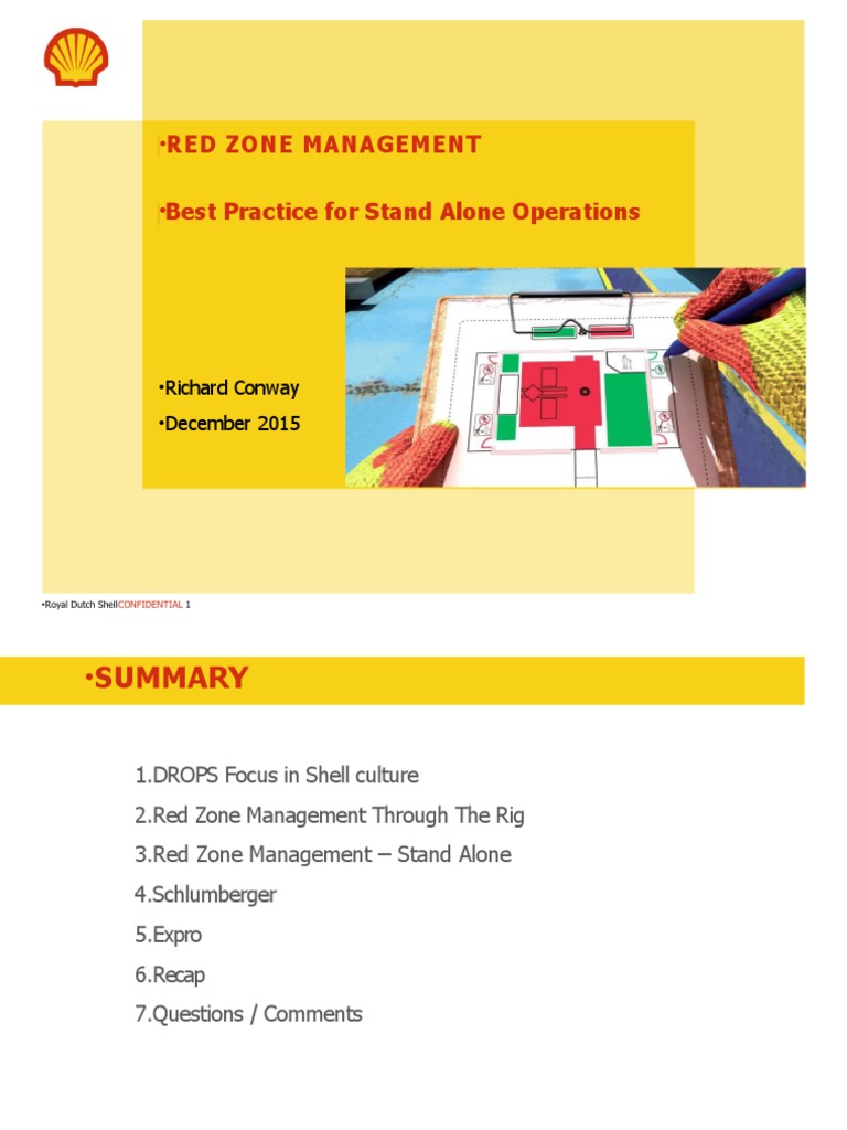 Red Zone Management Best Practices | PDF