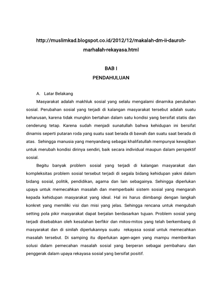 Rekayasa Sosial untuk Perubahan Masyarakat | PDF | Politik | Ilmu Sosial