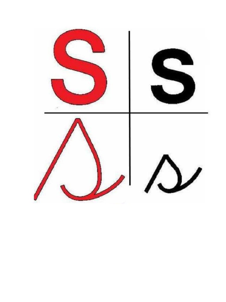 Lectura Letra S y S en Sus 4 Formas | PDF