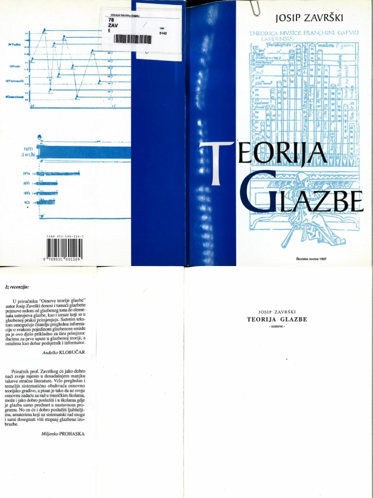 Teorija Glazbe 1997 | PDF
