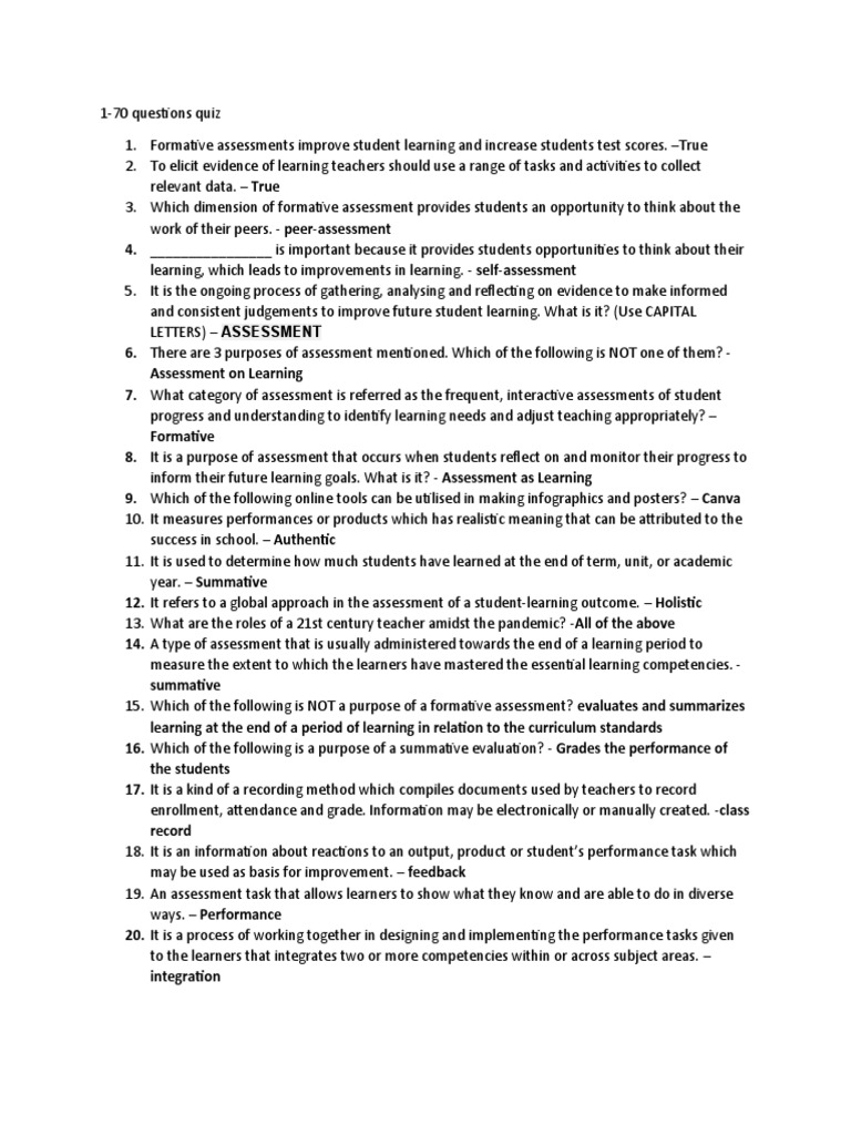 TC EC MIDTERM Reviewer | Download Free PDF | Educational Assessment ...