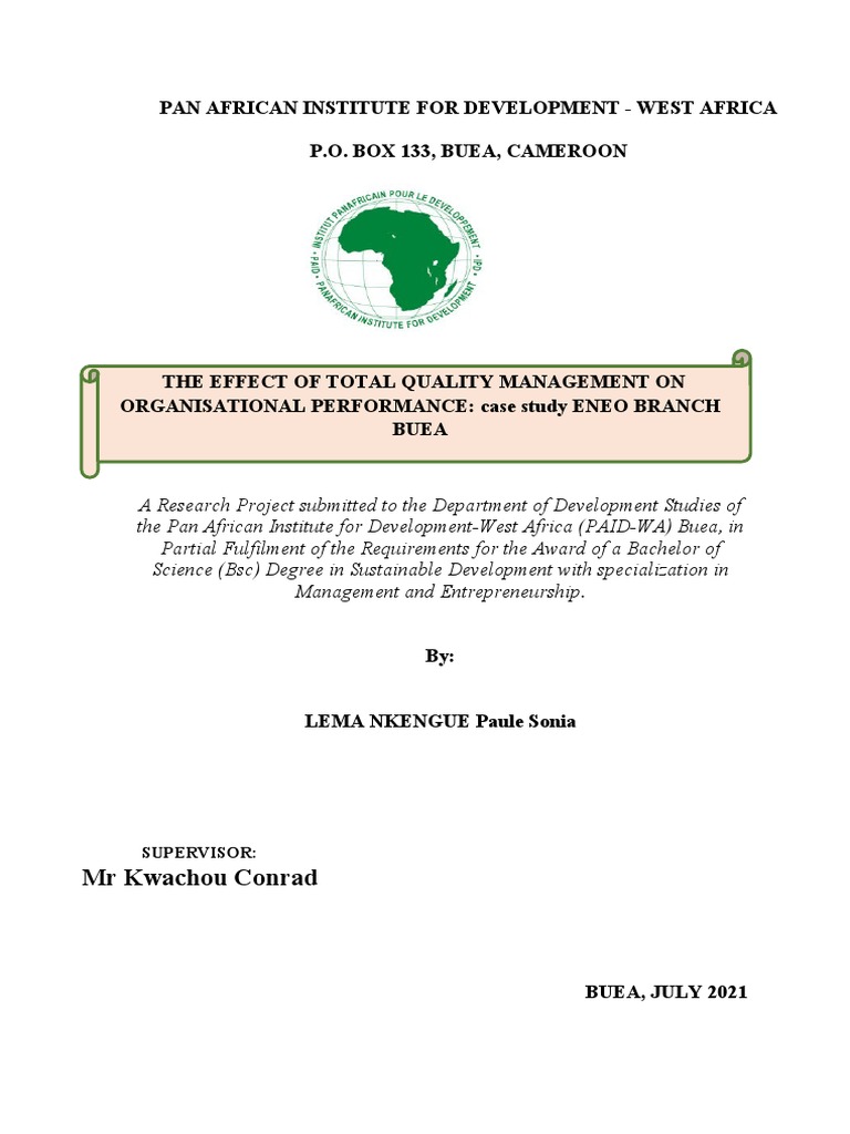 Sonia Project BSc-1 | PDF | Customer | Quality Management