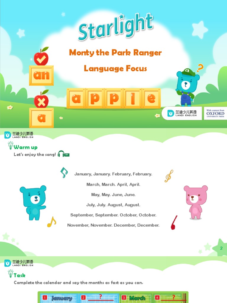 SL2-U1-L5-Monty The Park Ranger Language Focus | PDF