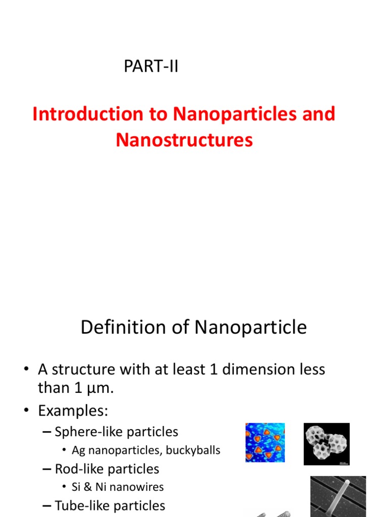 Lectuer 2 | PDF | Nanoparticle | Crystal Structure