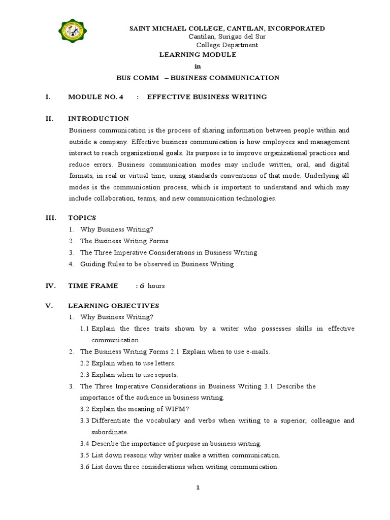 BUS-COMM-MODULE-4-2ND answer-SEMESTER-AY-2021-2022 | PDF | Communication | Jargon