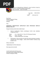 Surat Permohonan Sumbangan YB | PDF