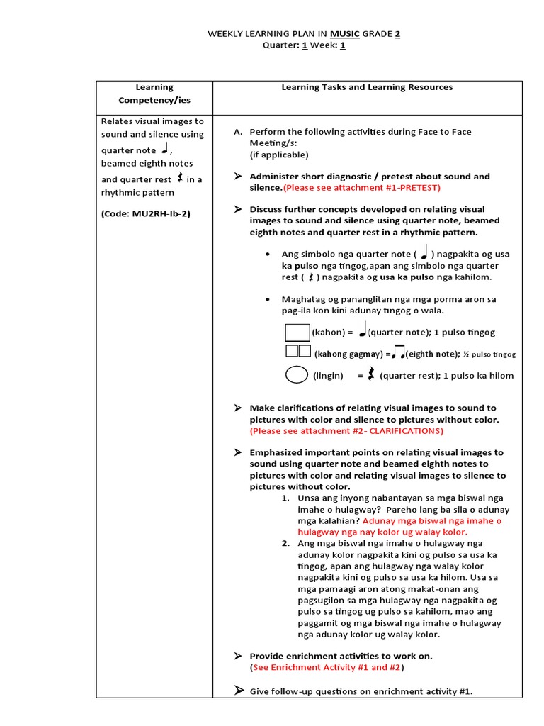 Music2 Q1 Week1 Version2 11 | PDF