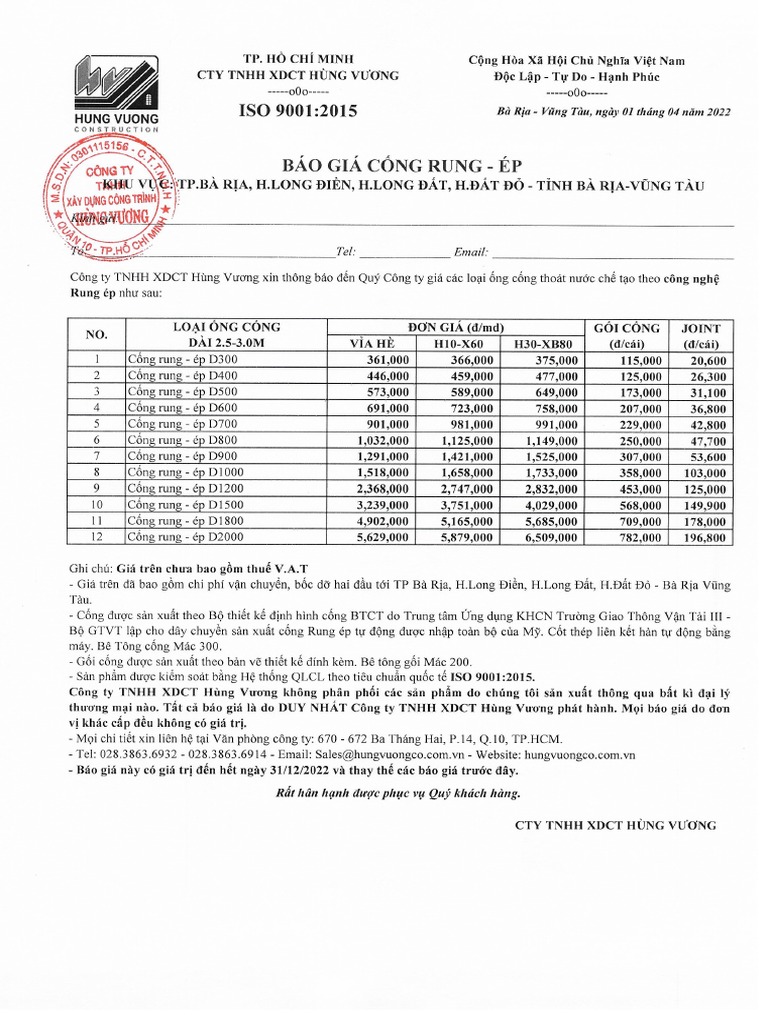 Hvco BBG CT Bariavungtau | PDF