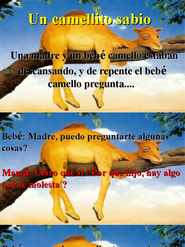 Adaptaciones del camello para niños | PDF