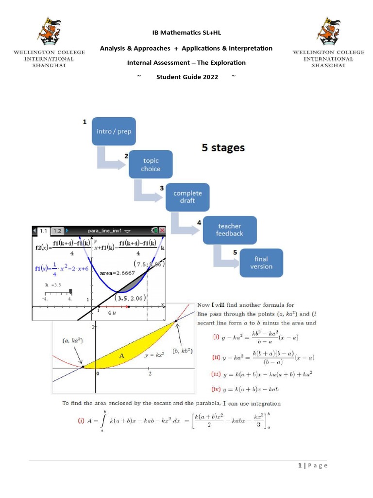 IA Student Guide 2022 | PDF | Mathematics | Understanding