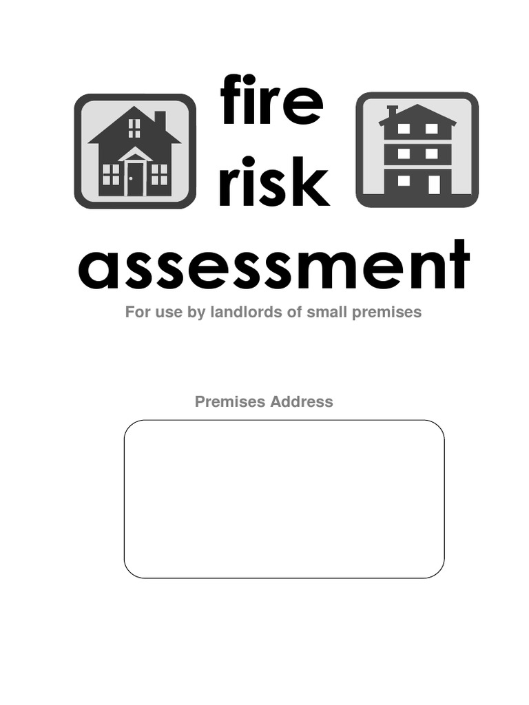 Fire Risk Assessment Form | PDF | Fire Safety | Safety