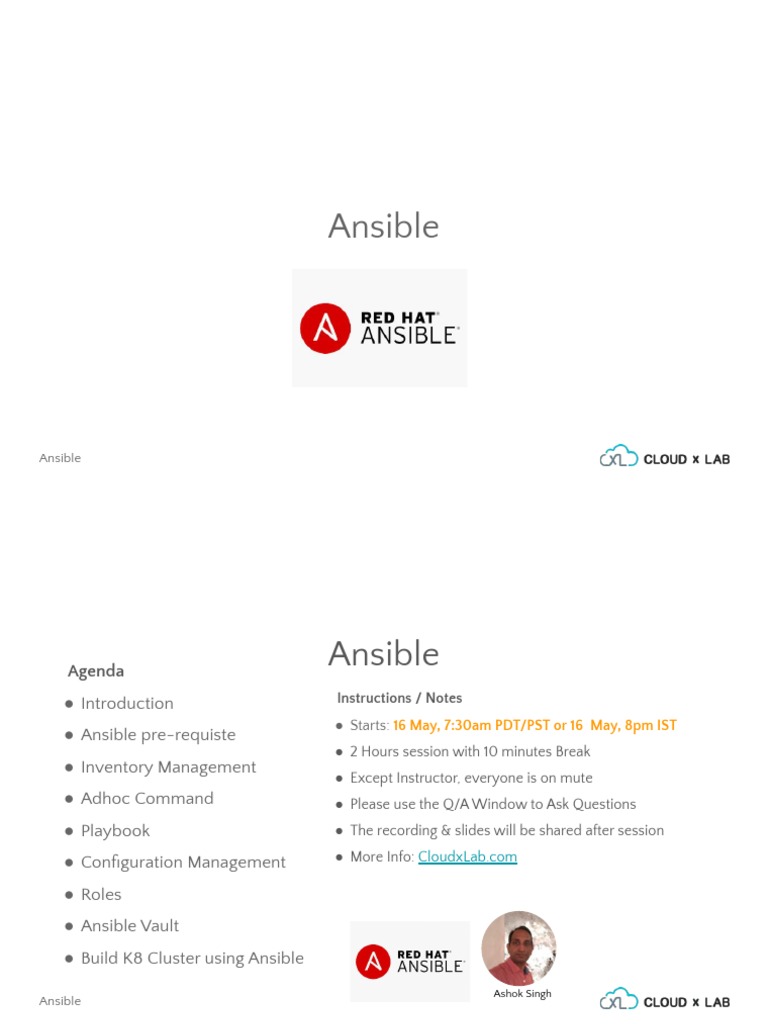 Ansible Part1 Pdf Information Technology Management Computer Engineering