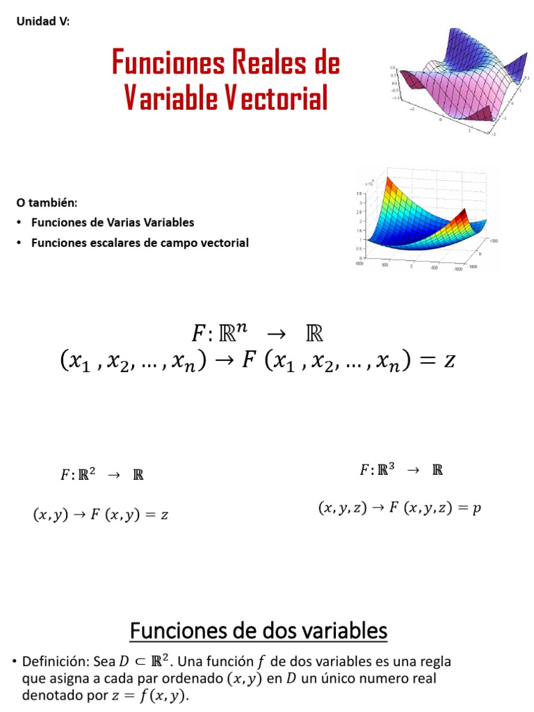 Funciones de Varias Variables | Descargar gratis PDF | Degradado | Función (Matemáticas)