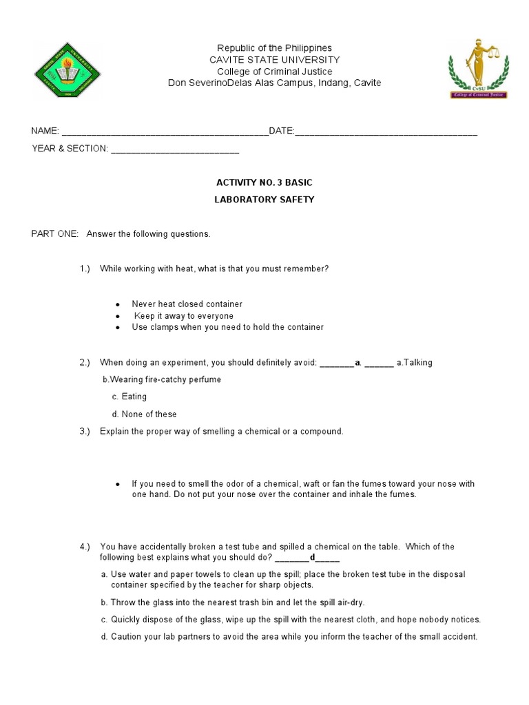 Laboratory Safety Procedures: A Guide to Conducting Experiments Safely ...