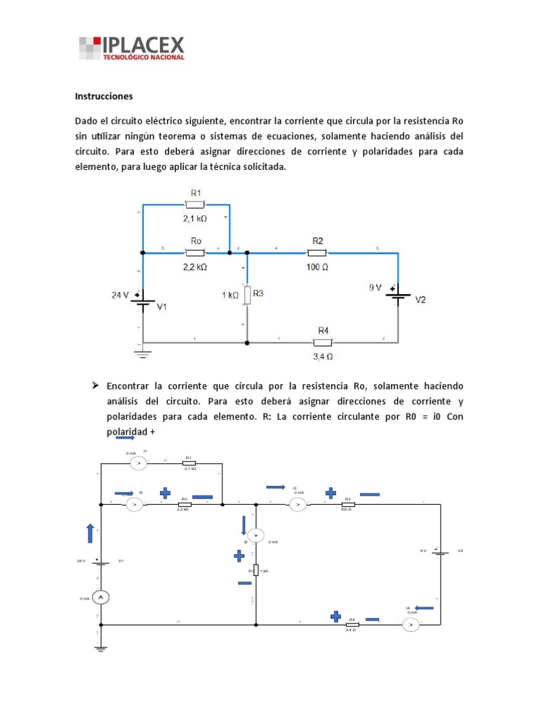 Circuitos de Corriente Continua Evaluación 3 | PDF