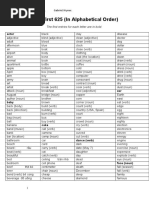 A2 Vocabulary List - Full | PDF | Linguistic Morphology | Linguistic ...
