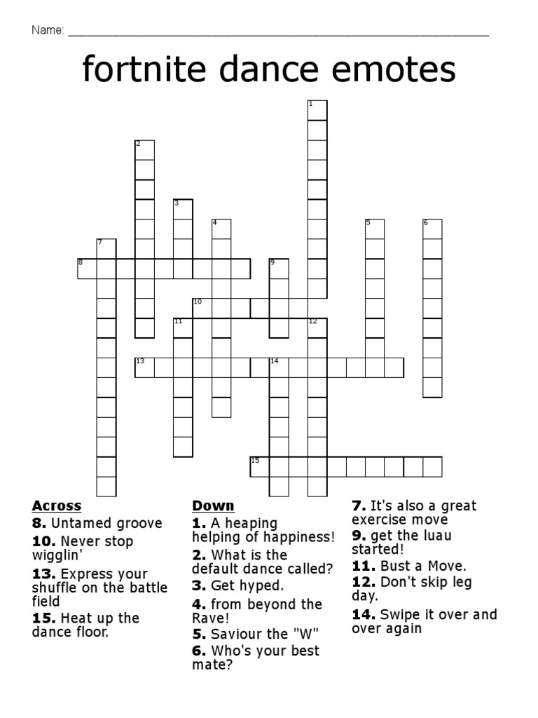 Fortnite Dance Emotes Dbf1a 61630c28 | PDF