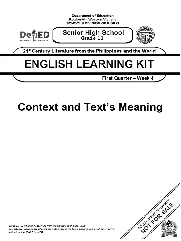 21 ST Century Lit Week 4 Newformat | PDF | Reading Comprehension | Writers