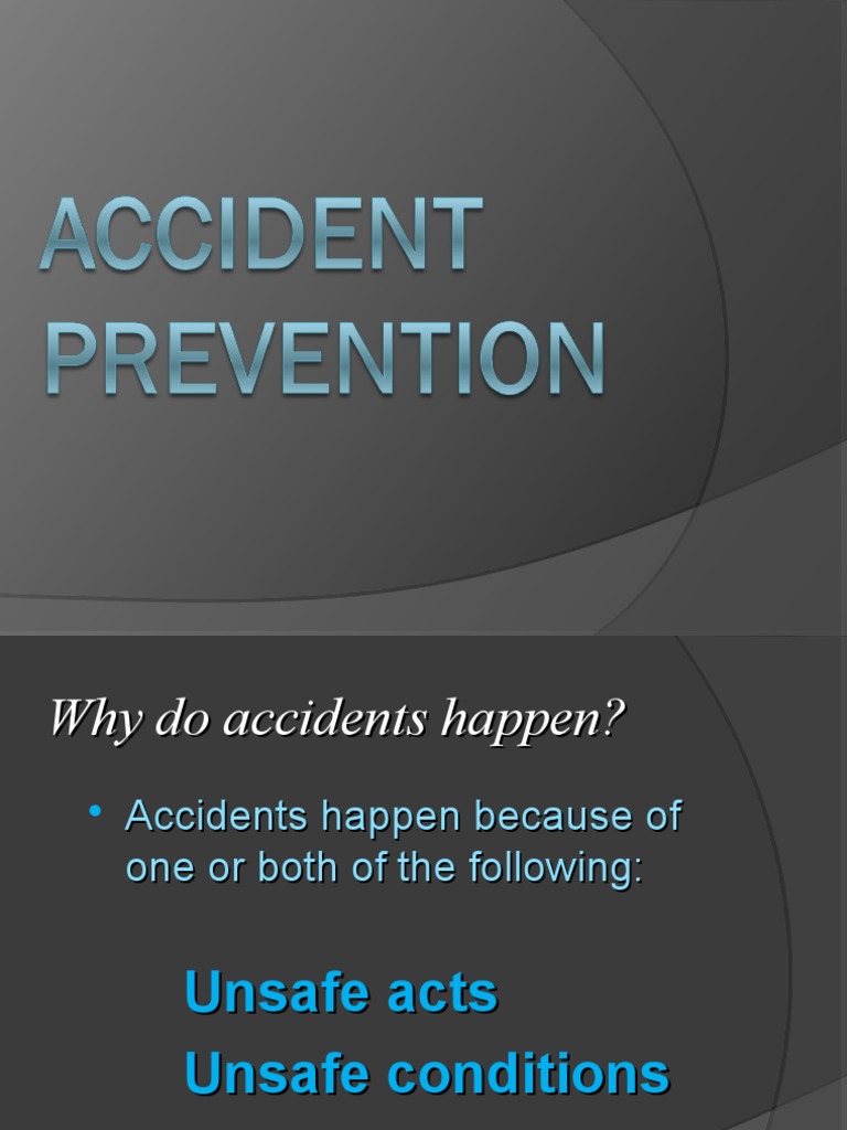 Accident Prevention | PDF | Hazards | Safety