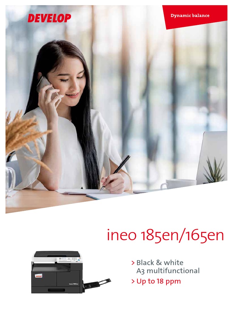 Ineo 165 - 185en Series | PDF | Printer (Computing) | Computer Architecture