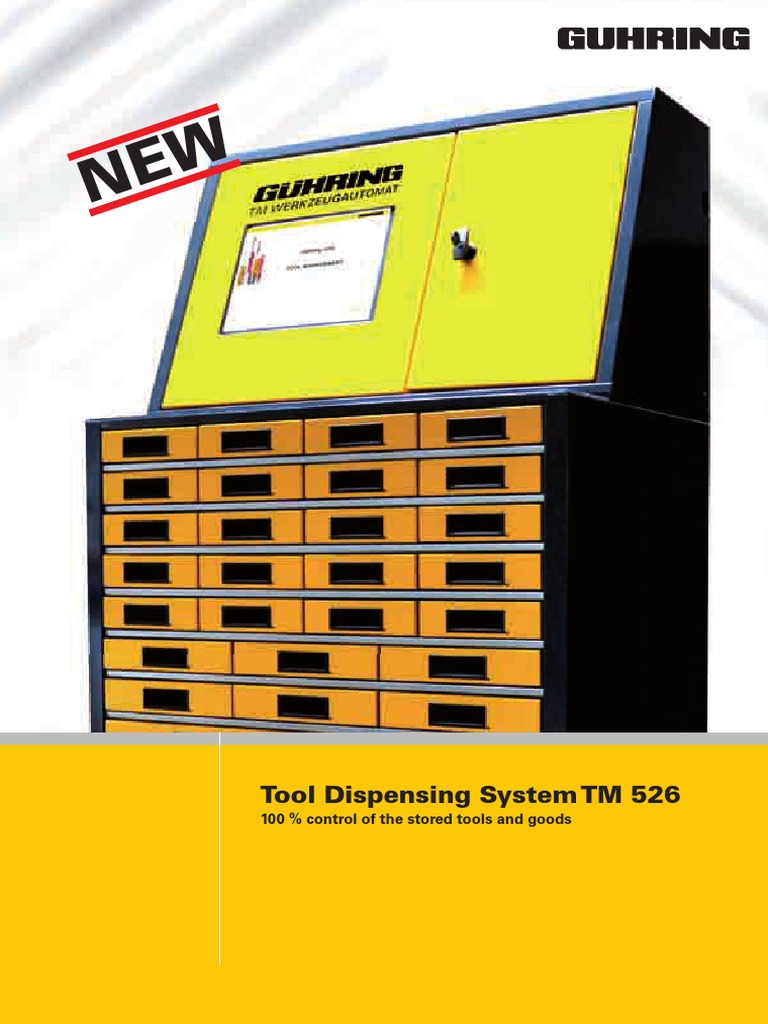 Tool Dispensing System TM 526 | PDF | Software | Equipment