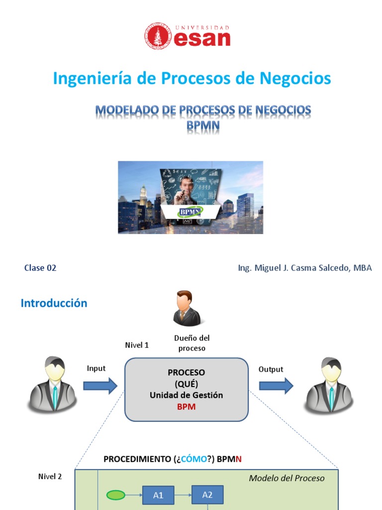 Clase 02 ModeladoDeProcesos BPMN | PDF | Procesos de negocio | Business