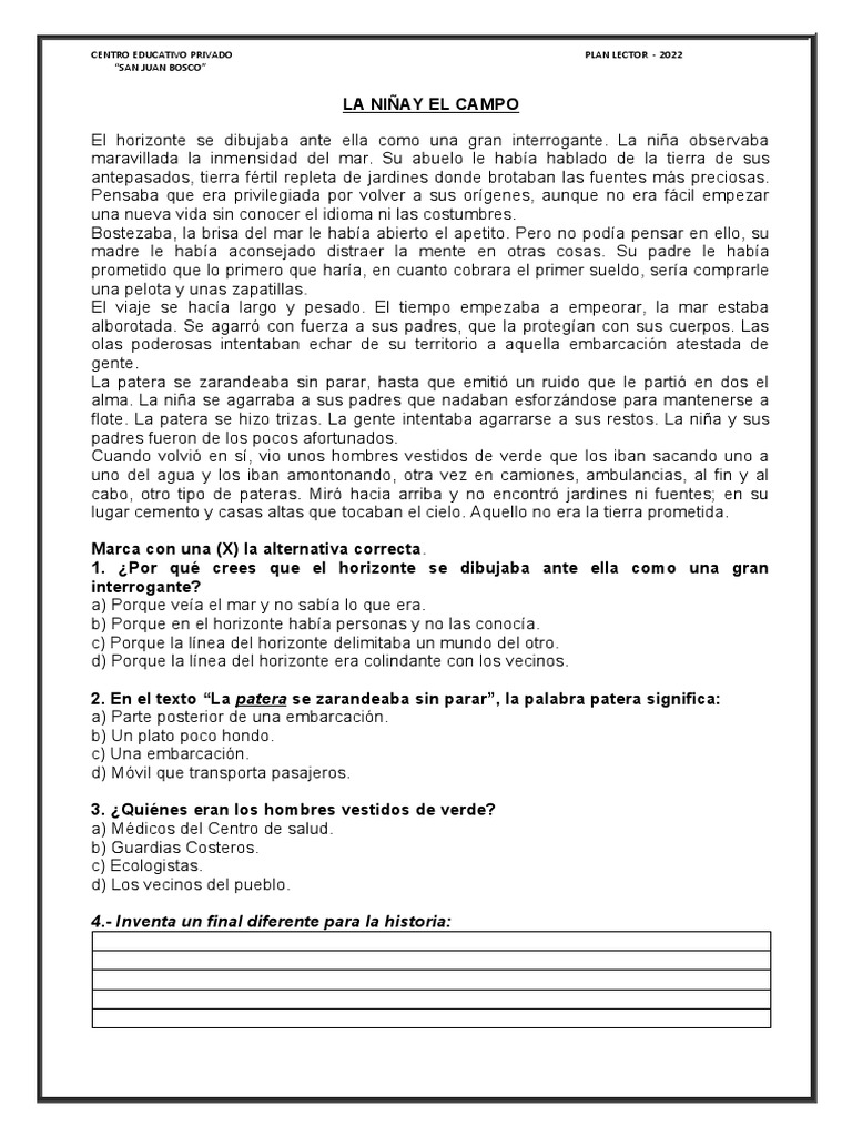 Lecturas 4to y 5to Grados Primaria. | PDF