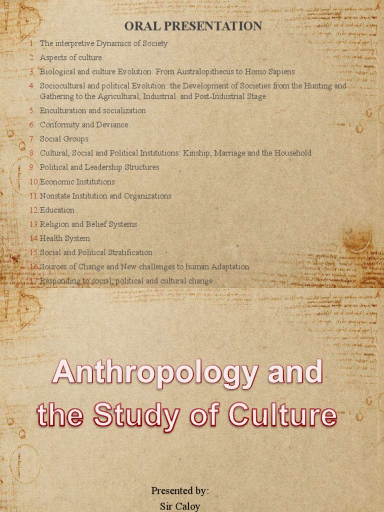 Anthropology and The Study of Culture | PDF | Anthropology | Human