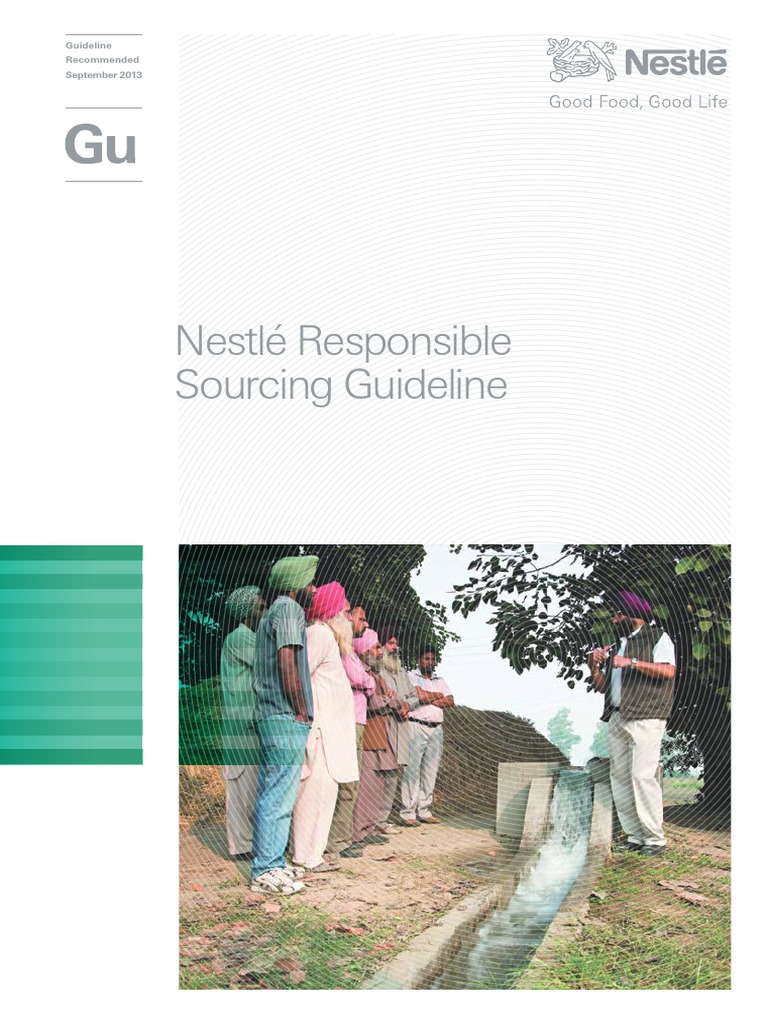 Responsible Sourcing Guideline | PDF | Supply Chain | Aquaculture