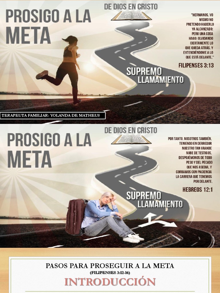 Prosigo A La Meta 1 | PDF | Cristo (título) | Creencia religiosa y doctrina