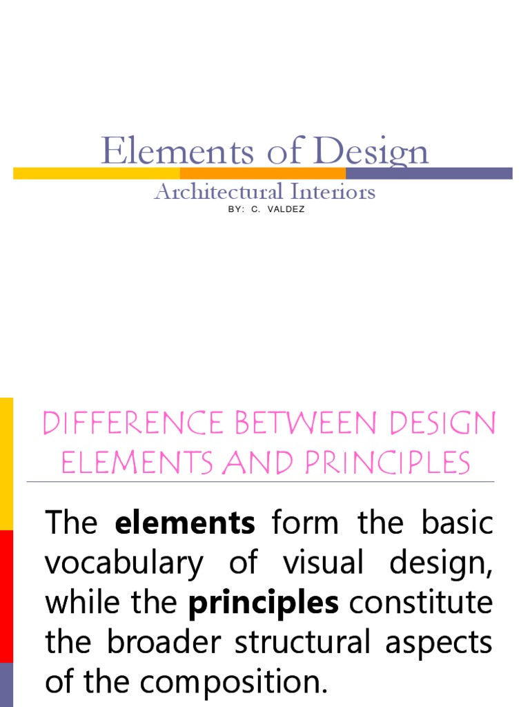 Design Elements in Architecture | PDF | Shape | Composition (Visual Arts)
