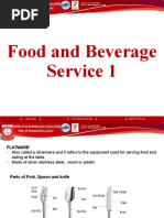 Module 1 (Table Appointment) | PDF | Tableware | Spoon