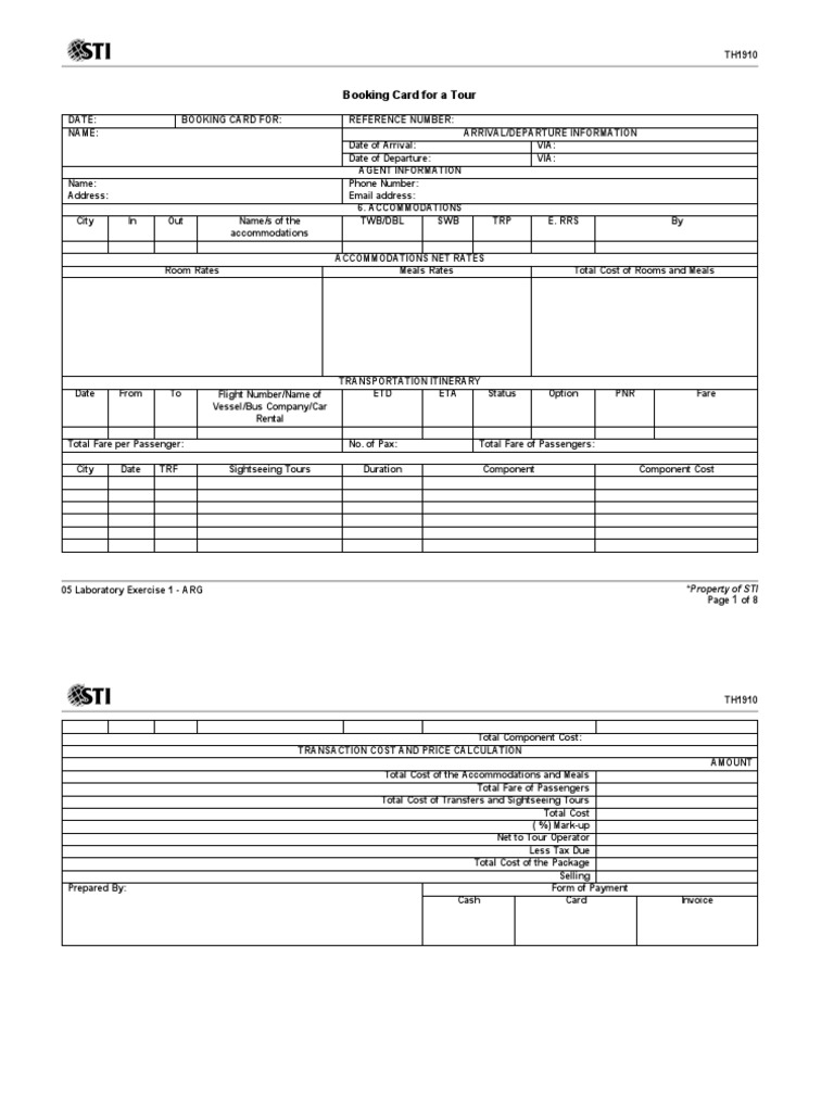 Travel Booking Card Template | PDF | Fare | Market (Economics)
