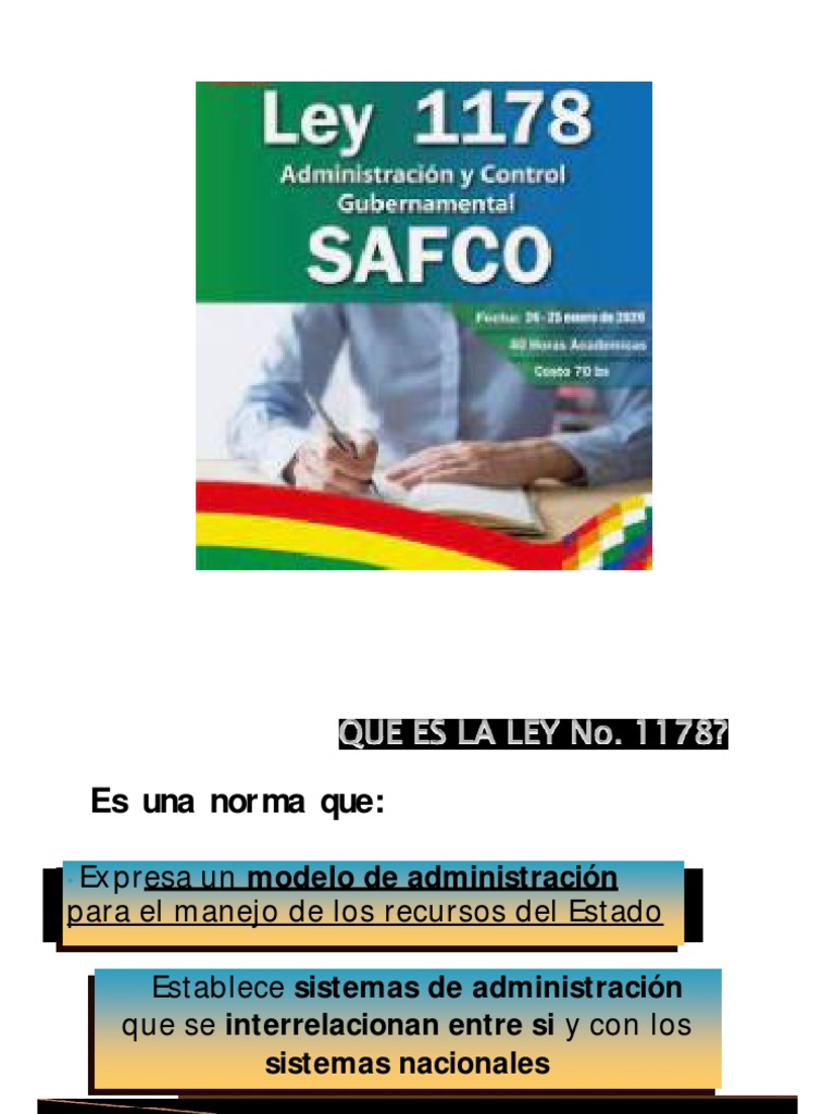 Ley Safco 1178 | PDF | Servicio Civil | Estatuto de limitaciones