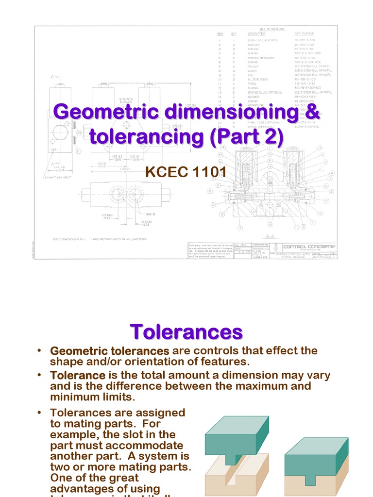 Geometric Dimension Ing Tolerancing Part2 | PDF | Engineering Tolerance | Engineering