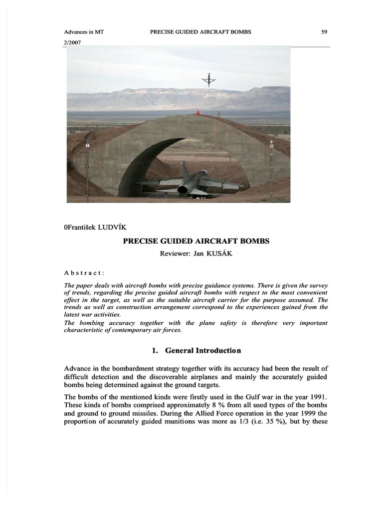 Qdoc - Tips - Modern Guided Aircraft Bombs | PDF | Bomb | Military Science