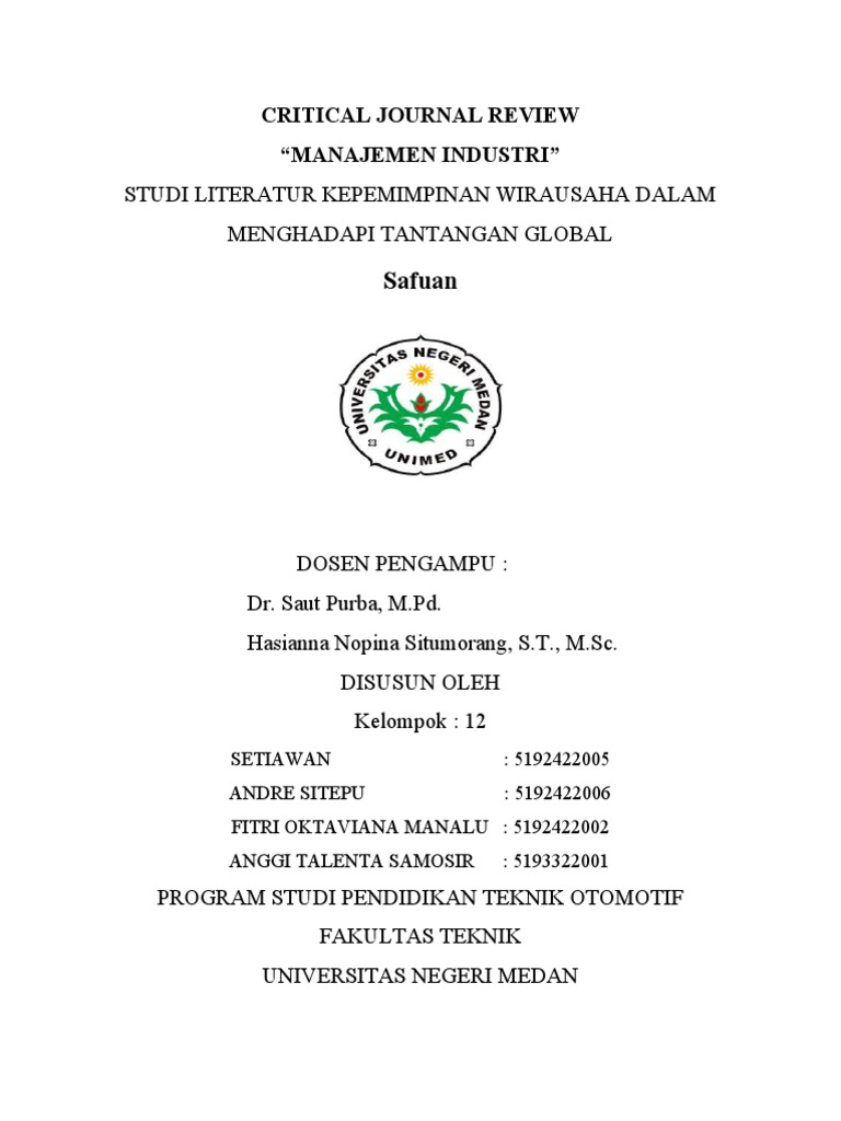 Critical Journal Review | PDF