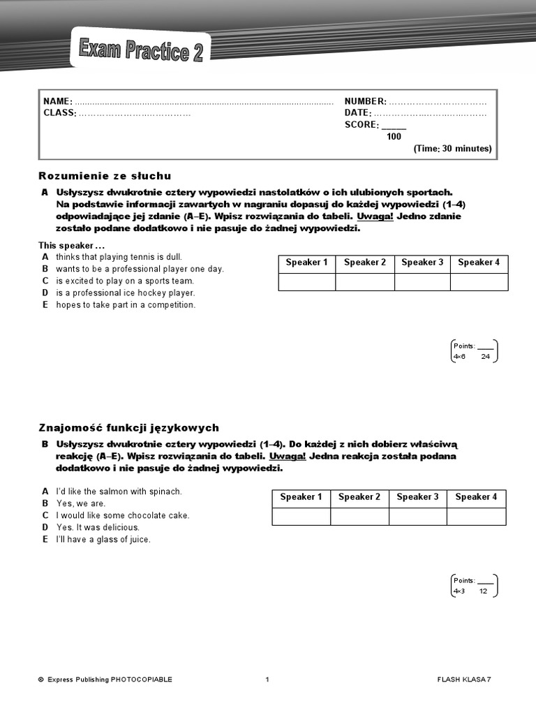 1 Flash kl7 Exampract Mod2 | PDF