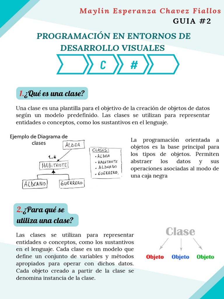 Clases y Programación en C# | PDF | Clase (Programación informática ...