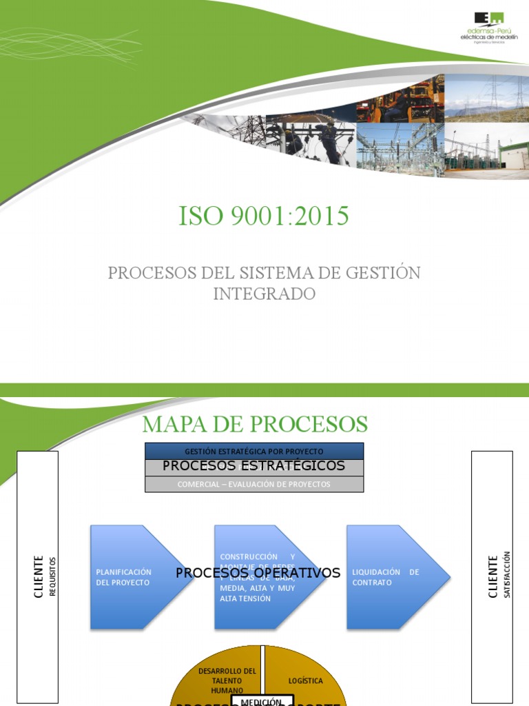 Mapa de procesos ISO 9001:2015 | PDF | Planificación | Calidad (comercial)