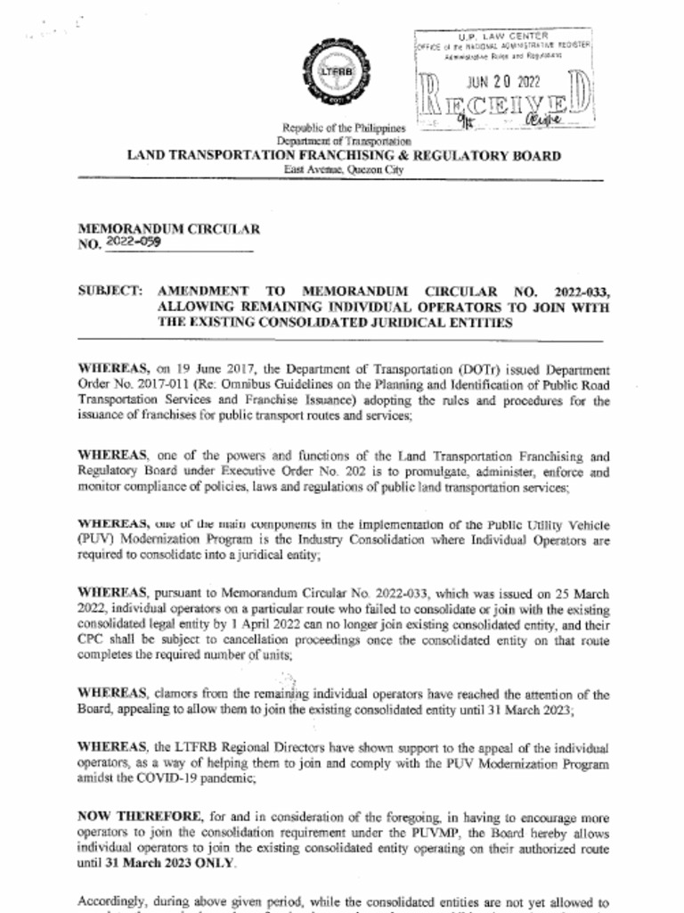 2022 - MC-2022-059 Consolidation | PDF