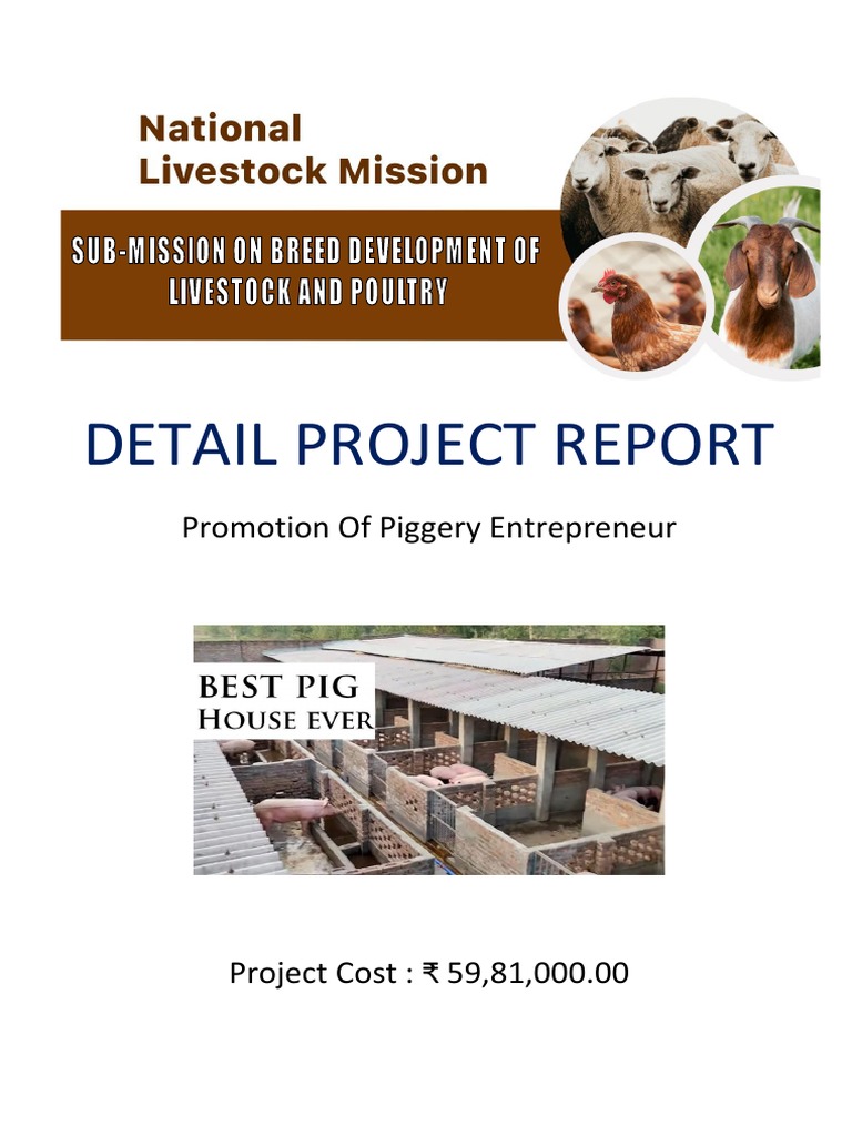 DPR Piggery | PDF | Pig | Agriculture