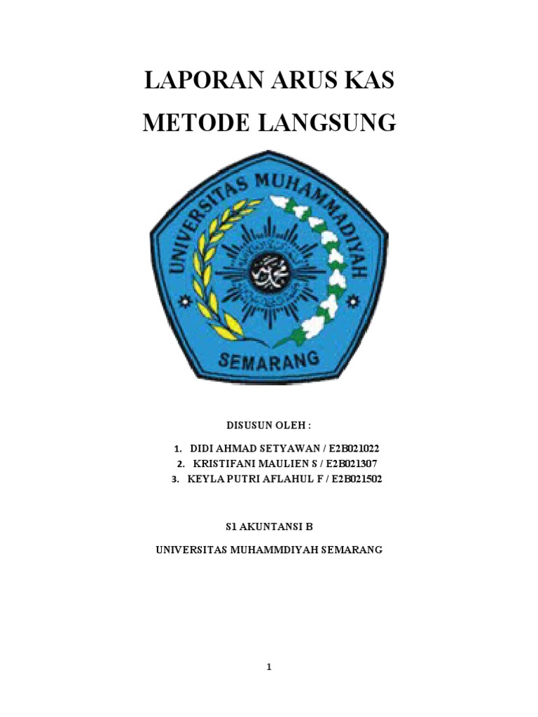 Laporan Arus Kas Metode Langsung | PDF
