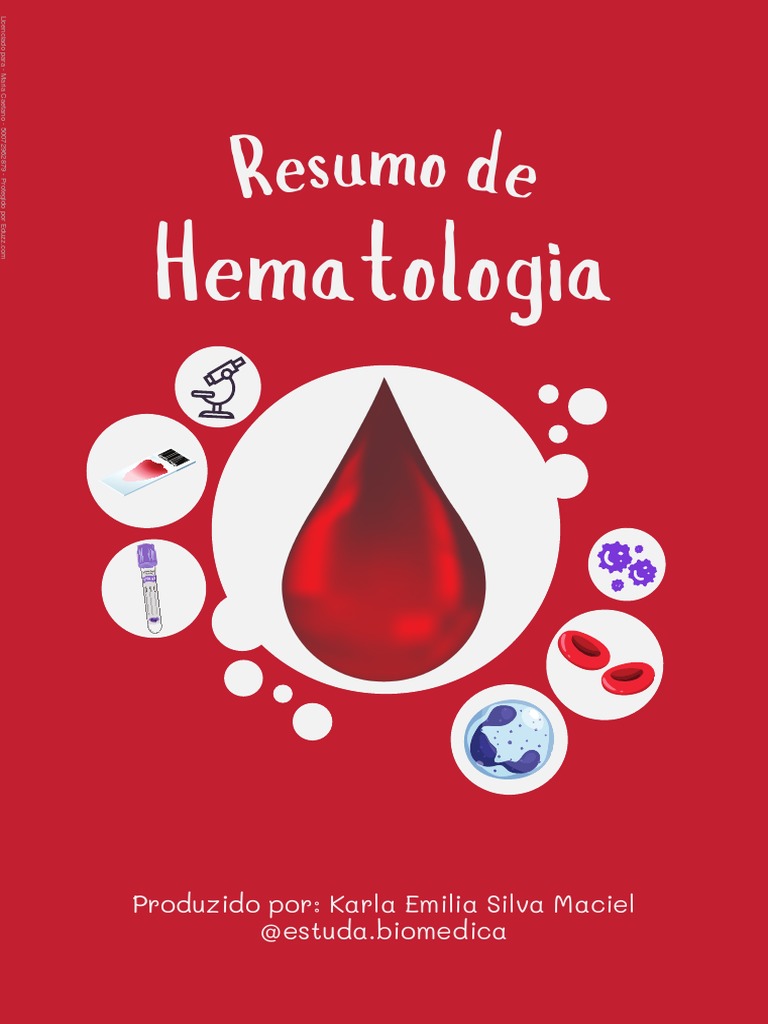 Nova Versao Resumo Hematologia 20 Atualizado | PDF | Anemia | Hemácia
