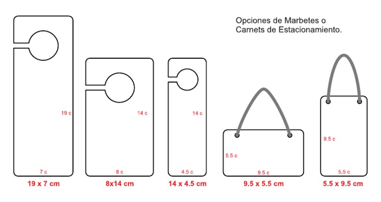 Plantilla Marbetes para Estacionamiento | PDF