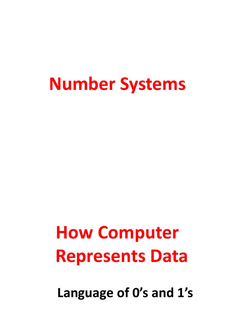 1 - Number Systems | PDF | Numbers | Computer Engineering