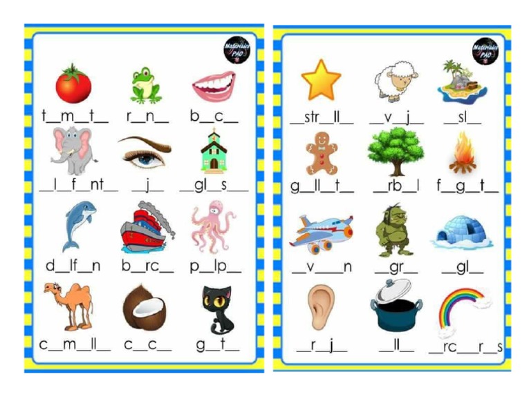 Completar Palabras | PDF